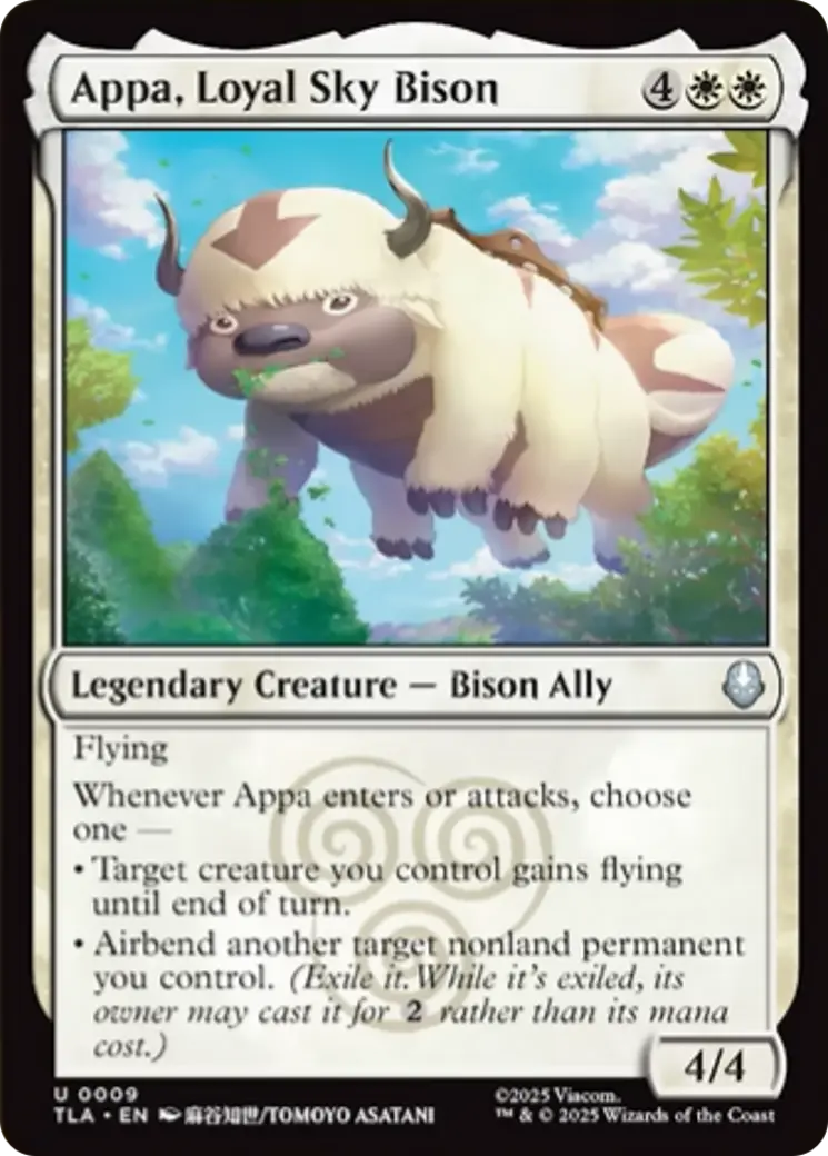 Appa, Loyal Sky Bison - TCG Codex